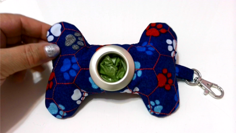 DIY Dog Poop Bag Holder | Sewing Pattern And Tutorial | shop.ageberry.com