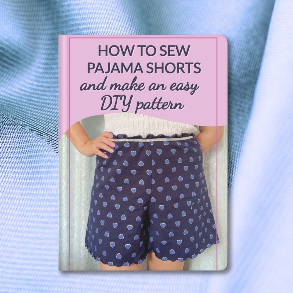 How to sew pajama shorts and make an easy pattern (printable PDF ...